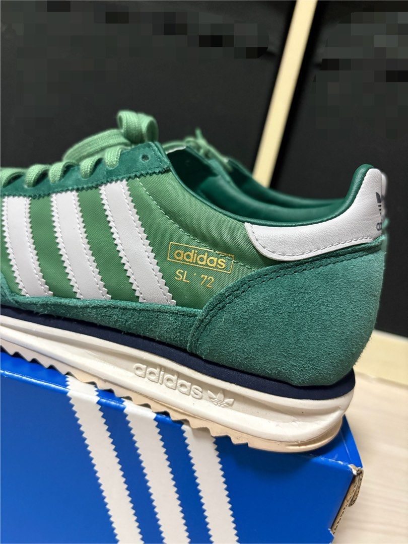Adidas SL 72 Green Sneakers, Women's Fashion, Footwear, Sneakers on ...