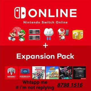 (ALWAYS AVAILABLE) Nintendo Switch Online + Expansion Pack - 12 Month Family Membership, Video ...