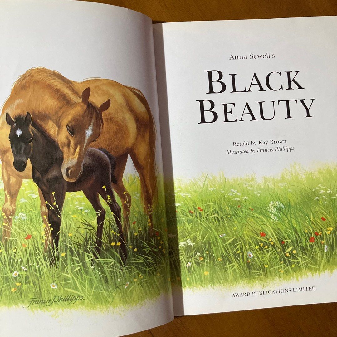 Anna Sewell’s Black Beauty, Retold by Kay Brown, Illustrated by Francis ...