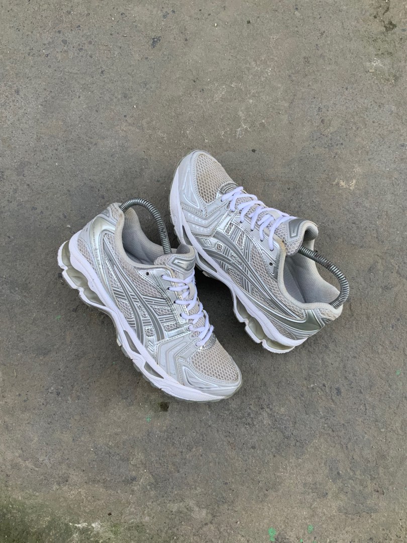 Asics Gel-Kayano 14 Silver Sneakers, Women's Fashion, Footwear ...