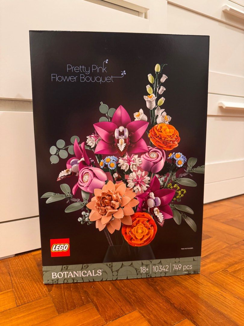 authentic Lego Pretty Pink Flower Bouquet, Hobbies & Toys, Toys & Games ...