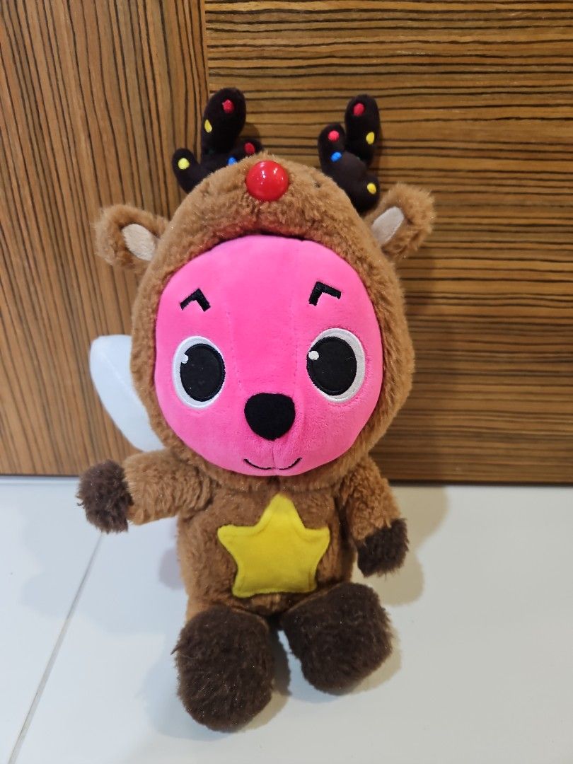 Baby Shark Pinkfong in Rudolph Costume Plush and Puzzle set, Hobbies ...