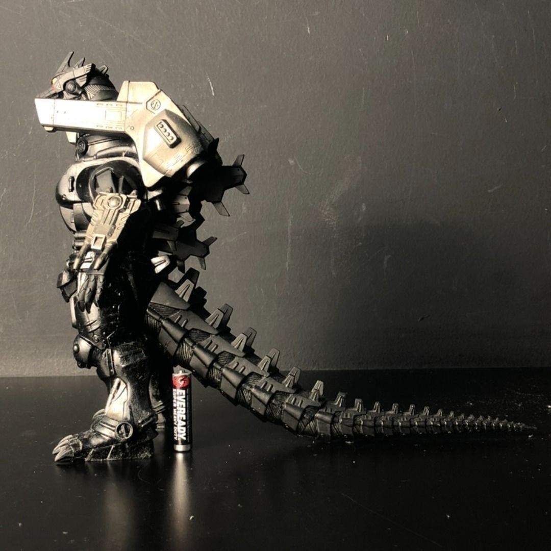 BANDAI 2003 Black MechaGodzilla Kiryu Heavy Arm Kaiju Godzilla Sofubi ...