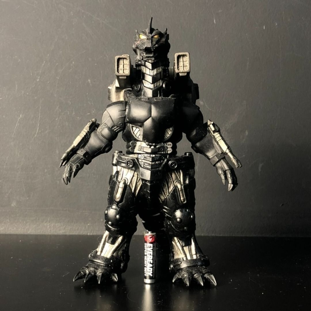 BANDAI 2003 Black MechaGodzilla Kiryu Heavy Arm Kaiju Godzilla Sofubi ...