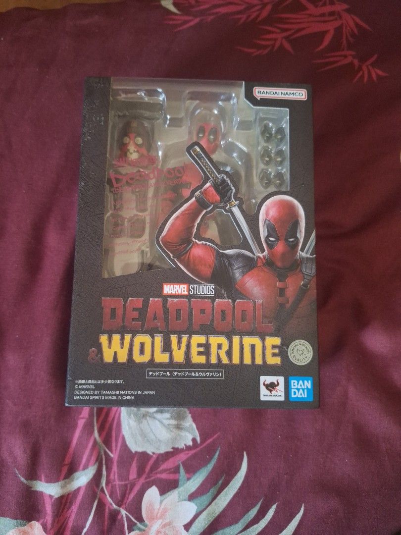Bandai SH Figuarts Deadpool & Wolverine Action Figure, Hobbies & Toys ...