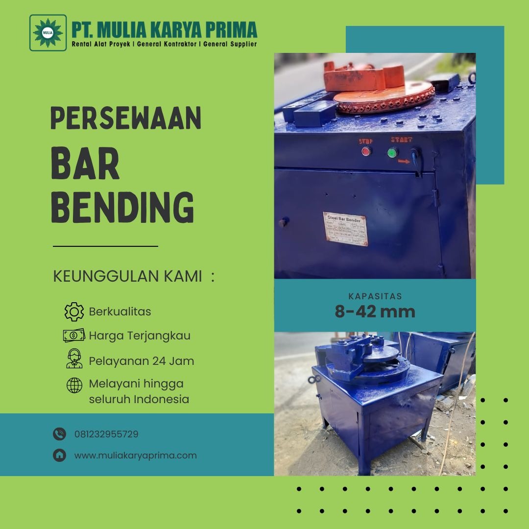 Bar Bender Toli-Toli Provinsi Sulawesi Tengah | Alat Penekuk Besi Toli ...