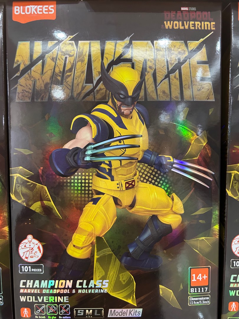 Blokees Champion Class Marvel Deadpool & Wolverine- Wolverine Model ...