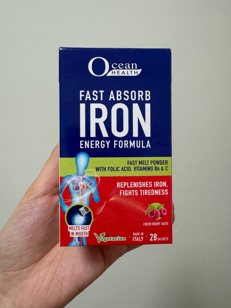 (BN) Ocean Health Fast Absorb Iron Energy Formula, Health & Nutrition ...