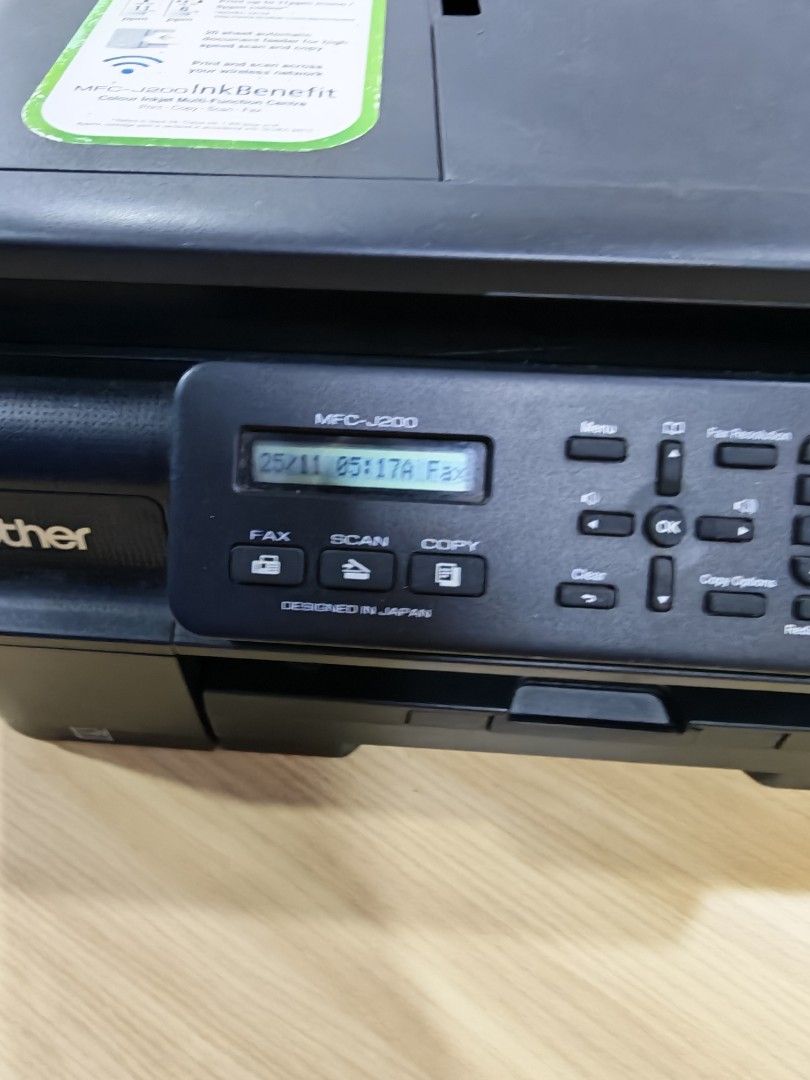 Brother MFC-J200 InkBenefit Printer, Computers & Tech, Printers ...