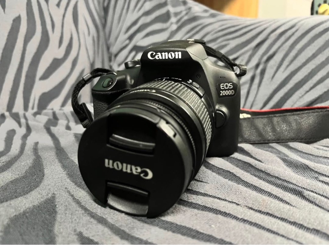 Canon EOS 2000D DSLR Camera with Accessories, Photography, Cameras on ...