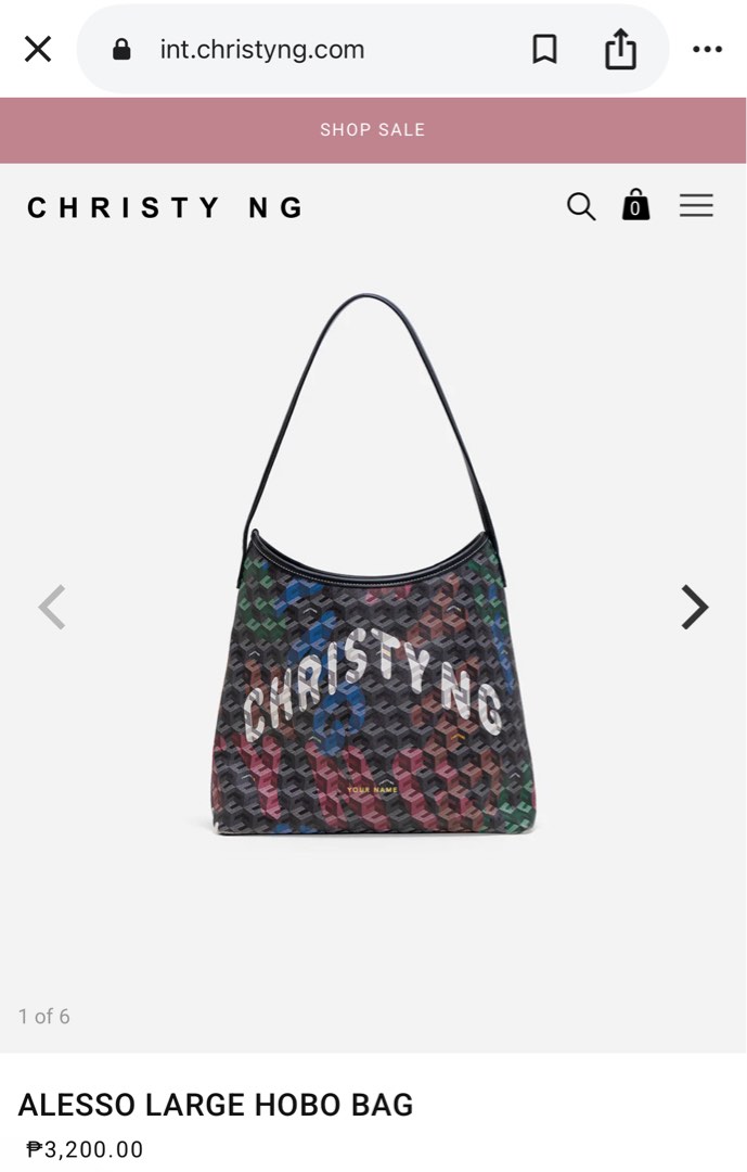 Christy Ng Alesso Large Hobo Bag, Luxury, Bags & Wallets on Carousell