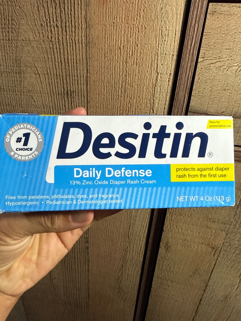 Desitin Daily Defense 13% zinc oxide diaper rash cream, Babies & Kids ...