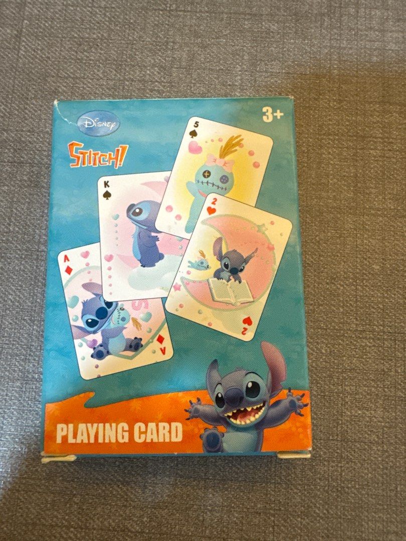 Disney Stitch Playing Cards Set, Hobbies & Toys, Toys & Games on Carousell