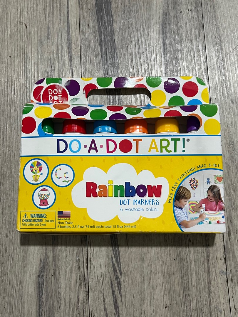 Do-A-Dot Art! Rainbow Dot Markers, Hobbies & Toys, Stationary & Craft ...