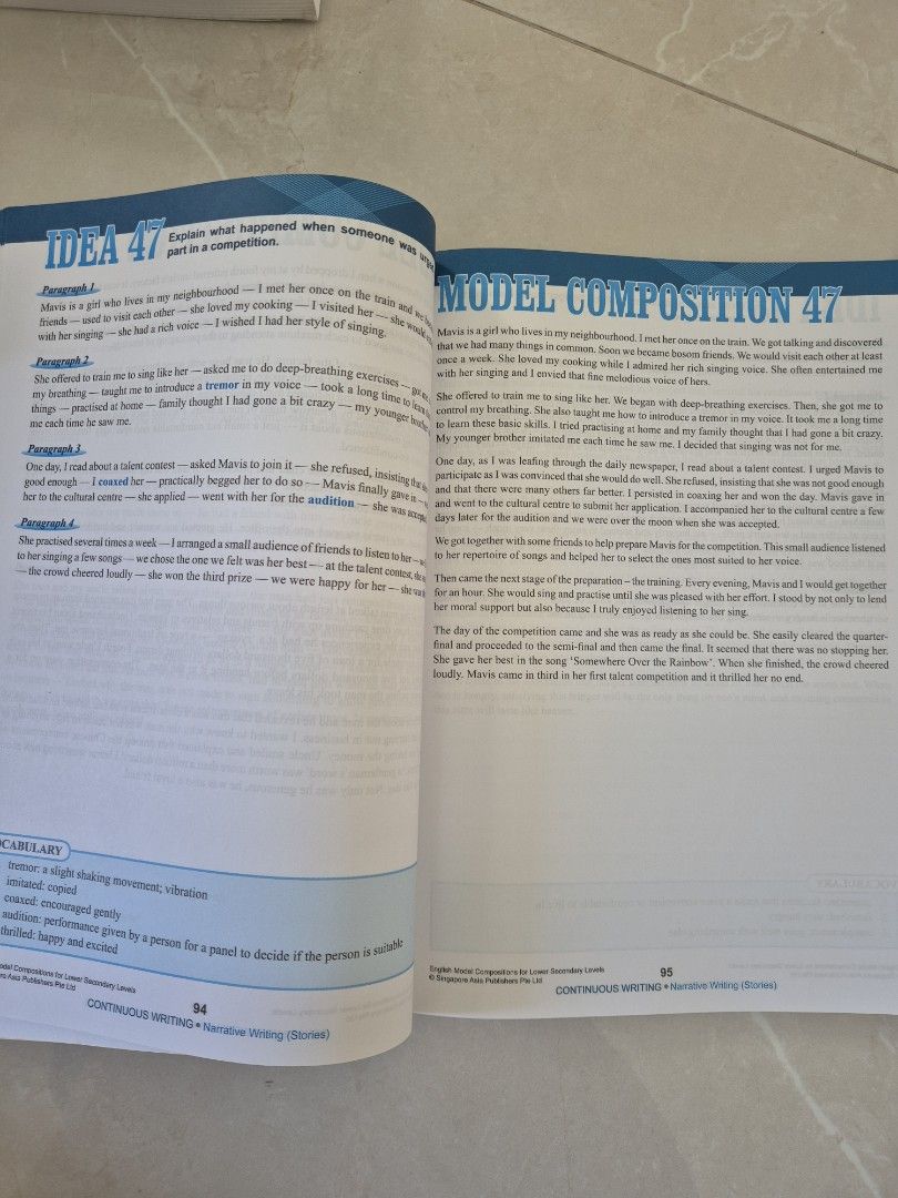 English Model Compositions for Lower Secondary Levels, Hobbies & Toys ...