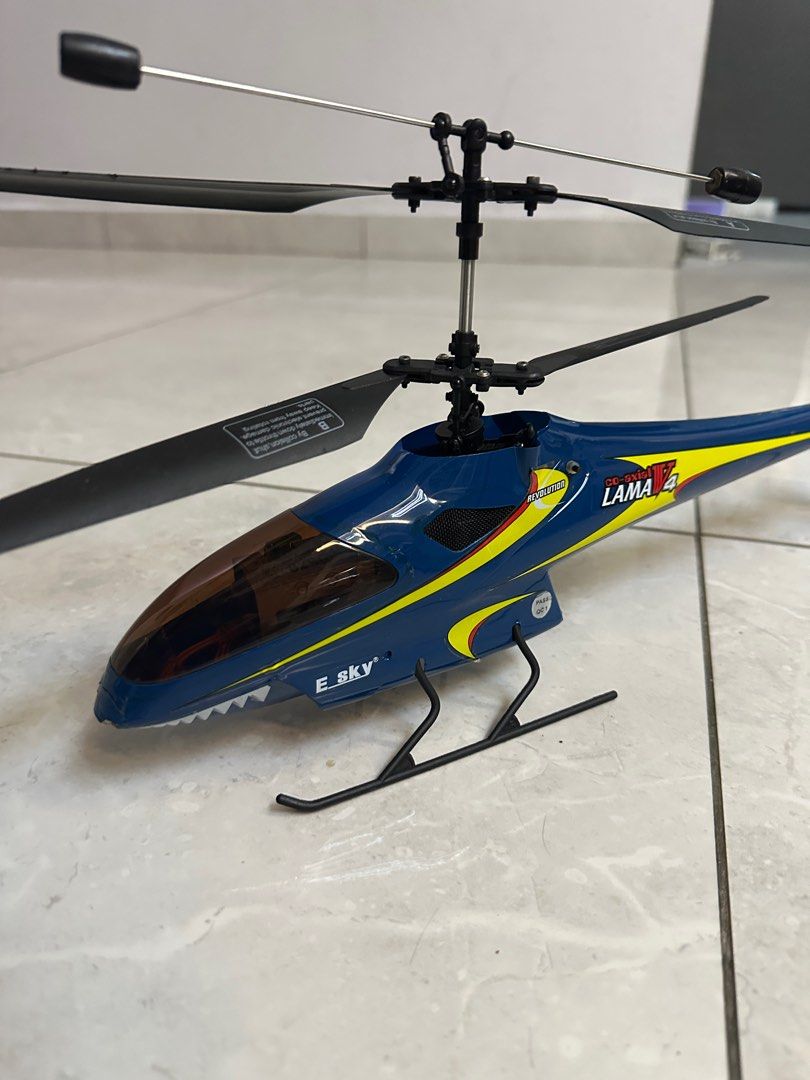 E-sky LAMA V4 Electric RC Helicopter LIKE NEW, Hobbies & Toys, Toys ...