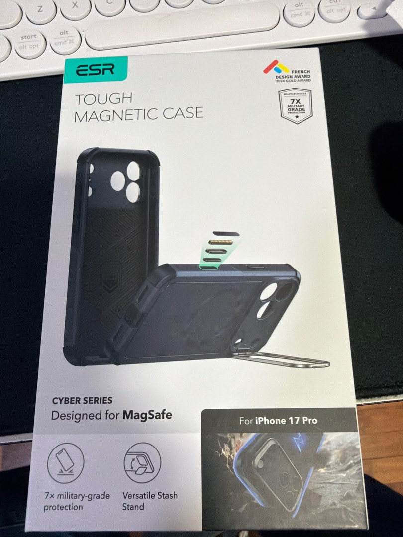 ESR Tough Magnetic Case for iPhone 17 Pro, Mobile Phones & Gadgets ...
