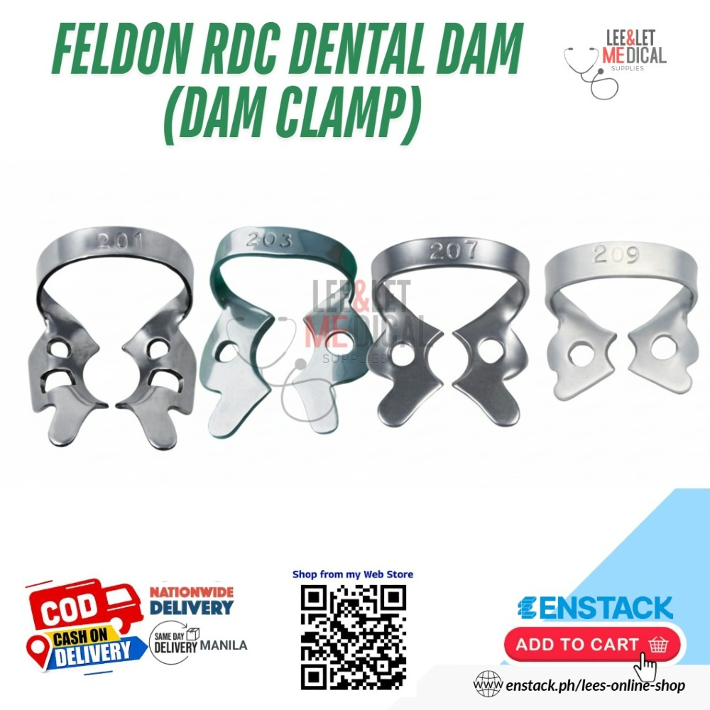FELDON RDC DENTAL DAM (DAM CLAMP), Health & Nutrition, Medical Supplies ...