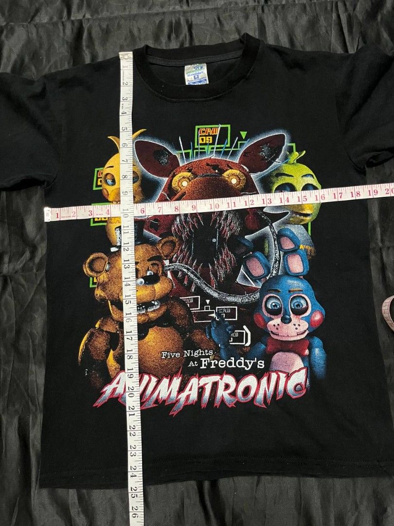 Five Nights at Freddy's Animatronic T-shirt, Men's Fashion, Tops & Sets ...