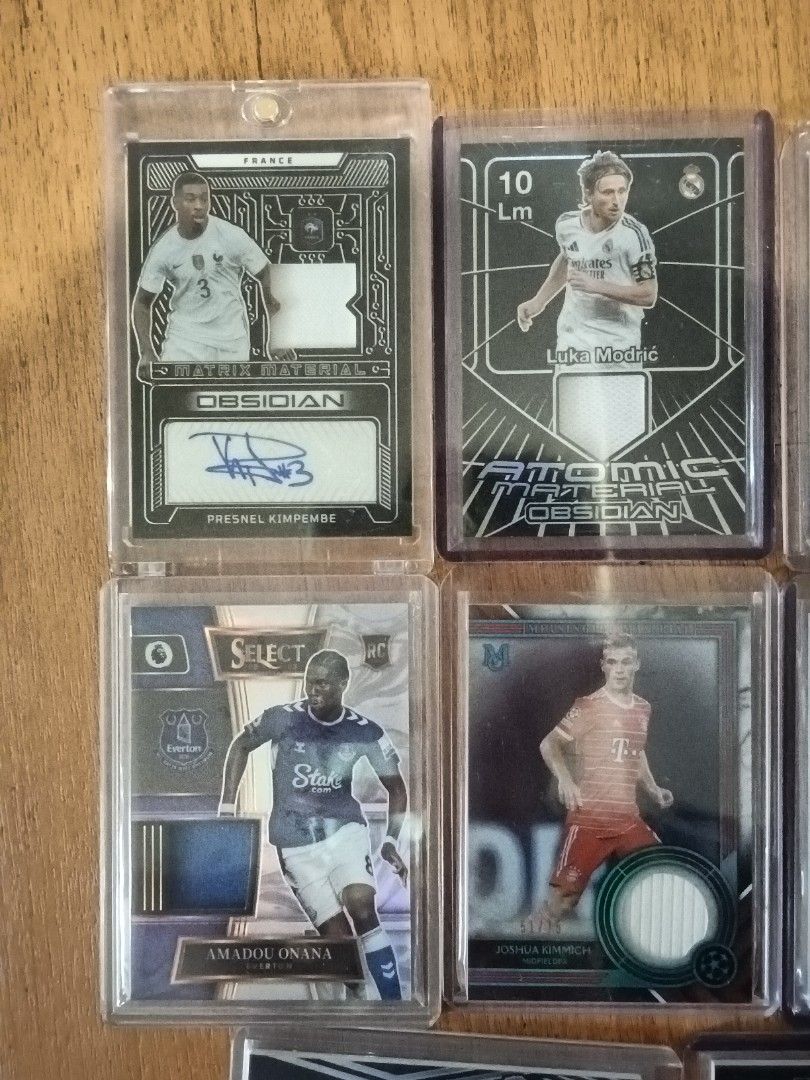 Football Cards - Various Players - Select, Obsidian, Atomic, Hobbies ...