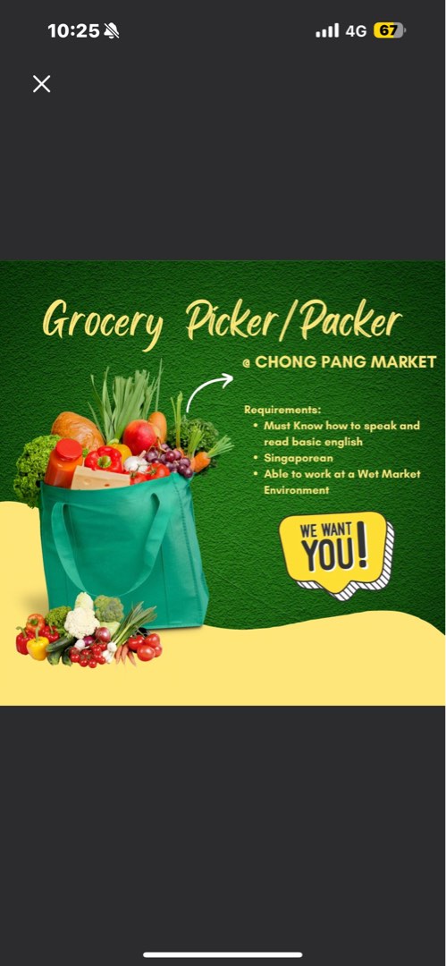 Grocery Picker/ Packer, Jobs, Sales, Retail & Marketing on Carousell