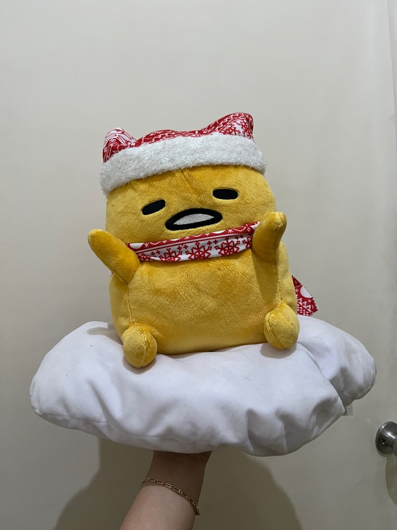 Gudetama Christmas Plush Toy, Hobbies & Toys, Toys & Games on Carousell