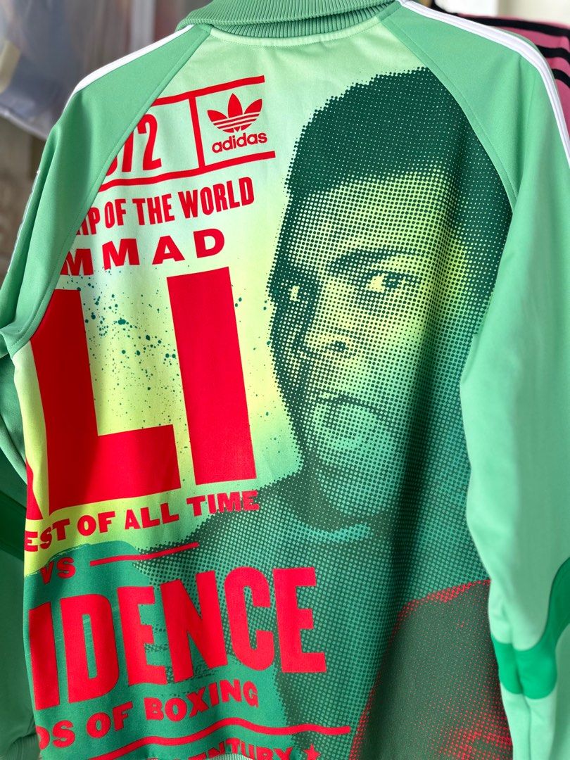 Hard Item: Adidas x Muhammad Ali Confidence, Fesyen Pria, Pakaian ...