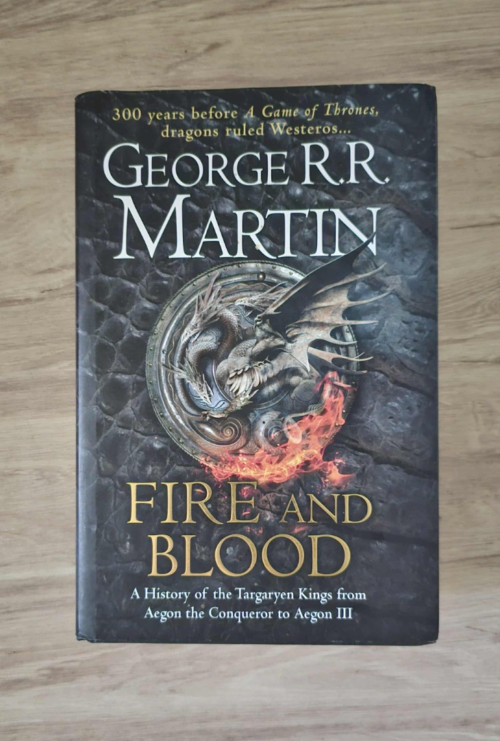 [Hardcover book] A Targaryen History #1 Fire & Blood by George R.R ...