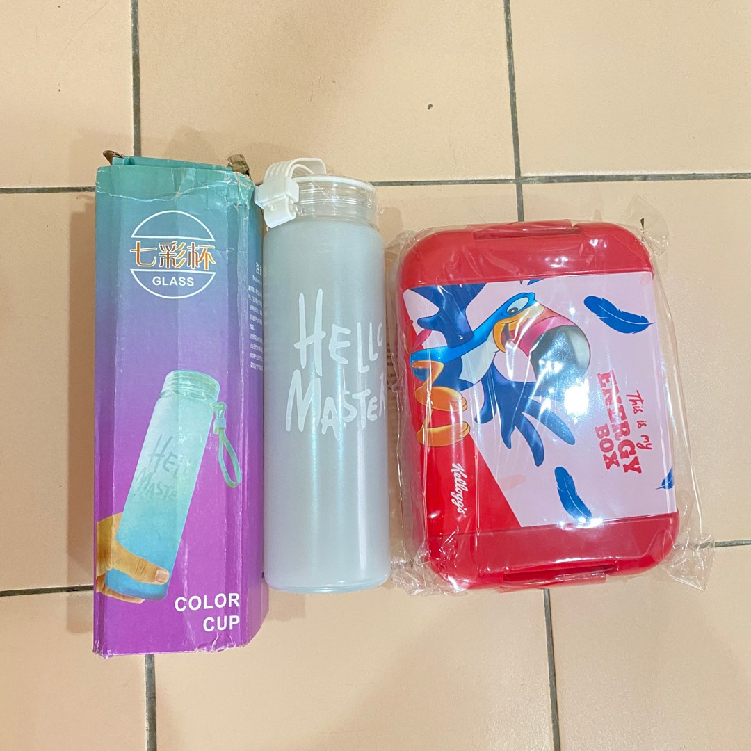Hello Master Water Bottle & Kellogg's Energy Box, Furniture & Home ...