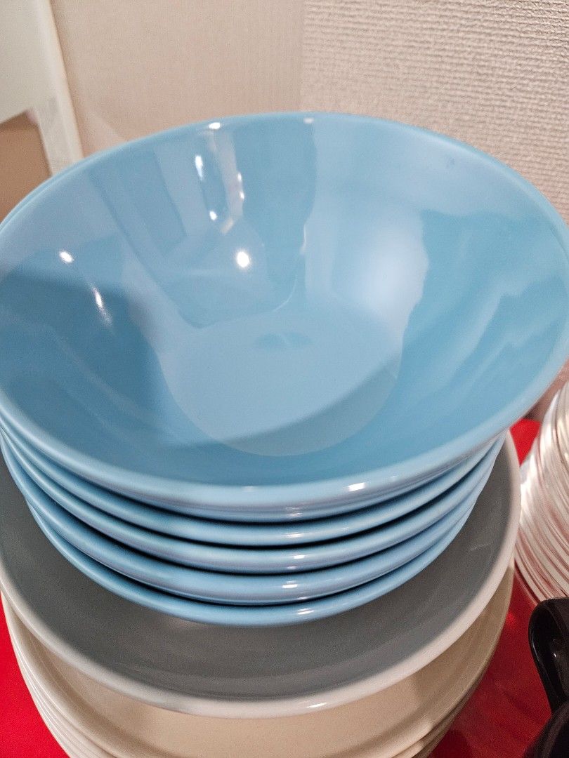 IKEA Plates + Bowls + Cups Set, Furniture & Home Living, Kitchenware ...