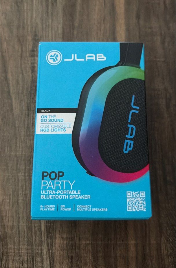 JLab Pop Party Ultra-Portable Bluetooth Speaker, Audio, Soundbars ...