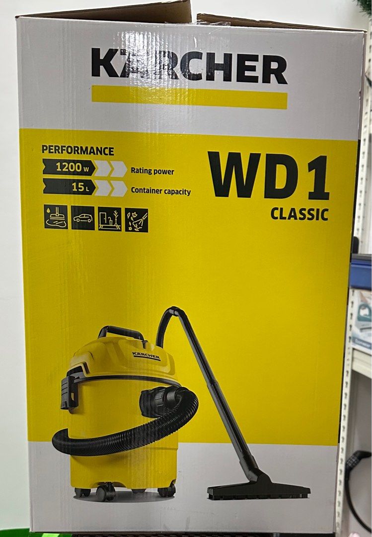 Karcher WD 1 Classic Vacuum Cleaner, TV & Home Appliances, Vacuum ...