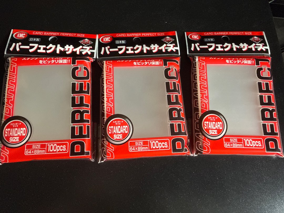 KMC Perfect Size Standard Card Sleeves, Hobbies & Toys, Toys & Games on ...