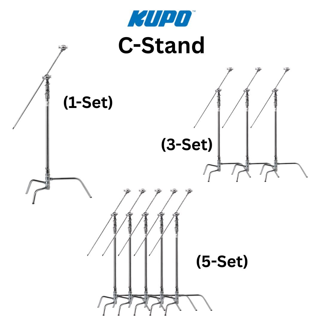 (PM For BestPrice) Kupo KP-40M 40″ Master C-Stand with Turtle Base Kit ...