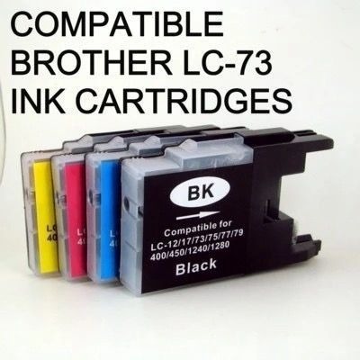 LC 73 COMPATIBLE INK CARTRIDGES LC40 LC73 LC75 FOR BROTHER PRINTER LC ...