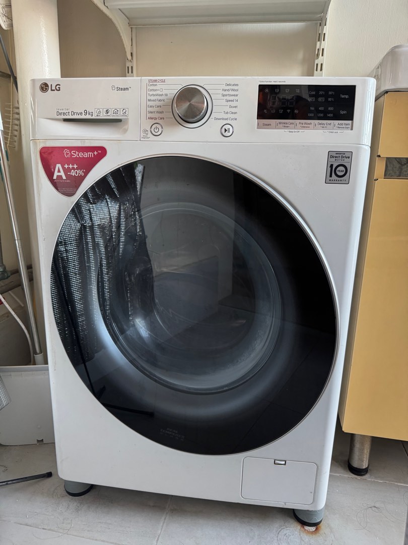 LG Direct Drive 9kg Washing Machine, TV & Home Appliances, Washing ...