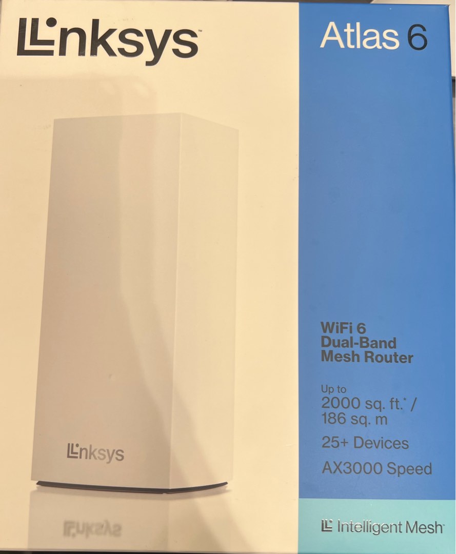 Linksys Atlas 6 AX3000 Dual-Band Mesh Router, Computers & Tech, Parts & Accessories, Networking ...