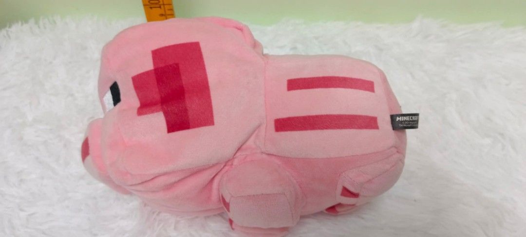 Minecraft Pig Plush Toy, Hobbies & Toys, Toys & Games on Carousell