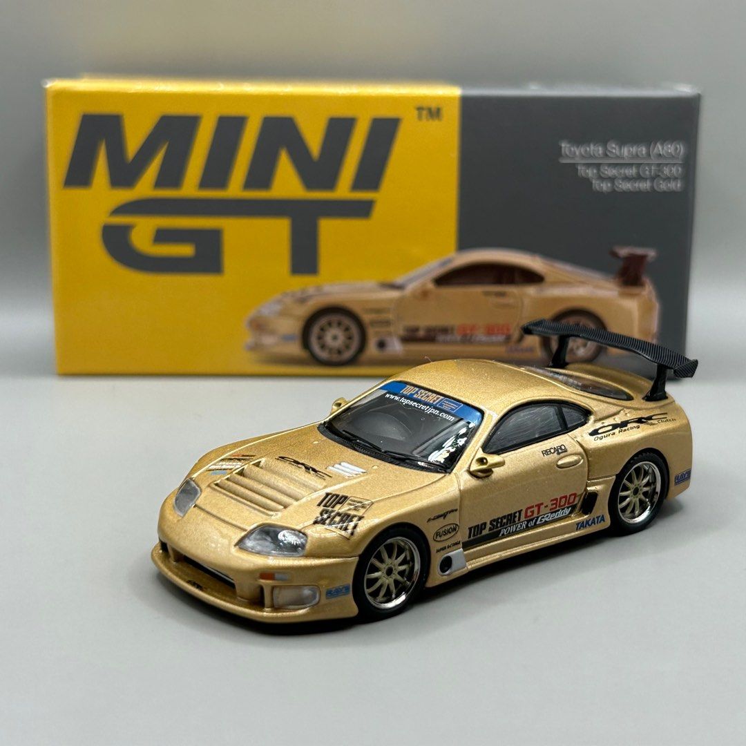 Mini GT #961 Toyota Supra (A80) Top Secret GT-300 Gold, Hobbies & Toys ...