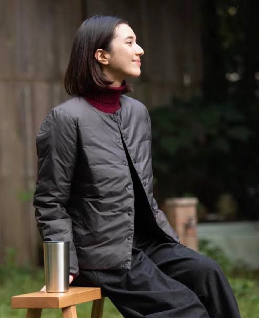MUJI pocketable light down jacket, Women's Fashion, Coats, Jackets and ...