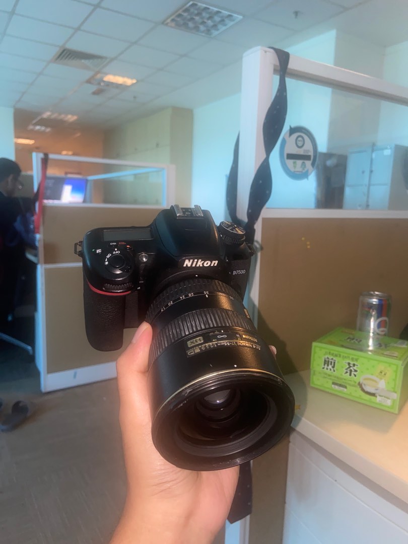 Nikon D7500 DSLR Camera with Lens, Photography, Cameras on Carousell