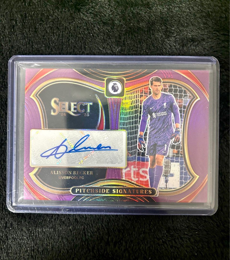 Panini Select Allison Becker Liverpool Autograph Card /49 Liverpool ...
