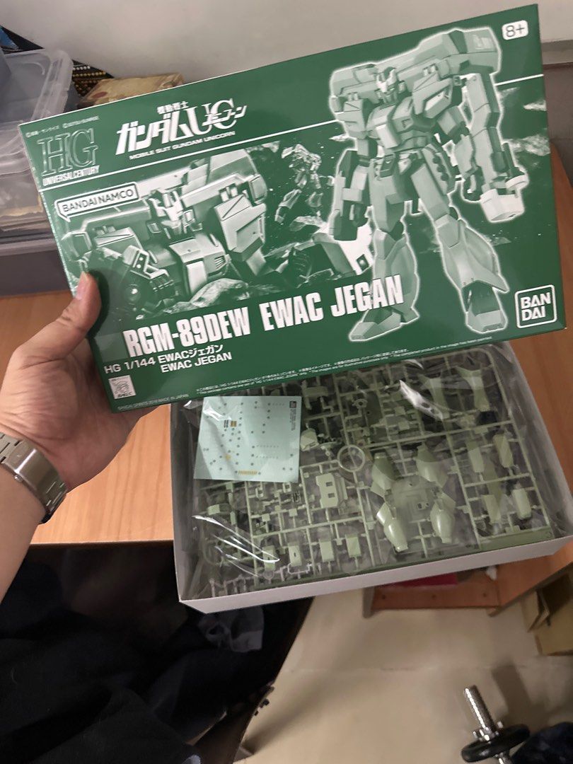 PBandai HG 1/144 RGM-89DEW EWAC JEGAN, Hobbies & Toys, Toys & Games on ...