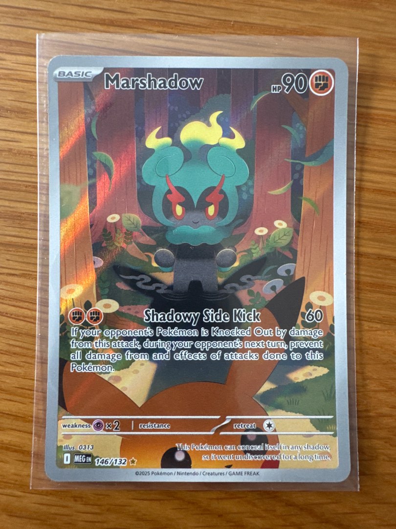 Pokemon TCG Marshadow Card - 146/132 mega evolutions, Hobbies & Toys ...