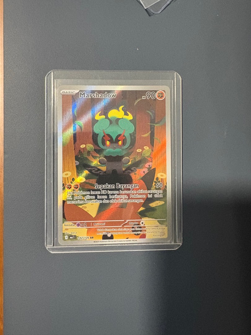 Pokemon TCG Marshadow Card from Mega Evolusi (Indonesian), Hobbies ...