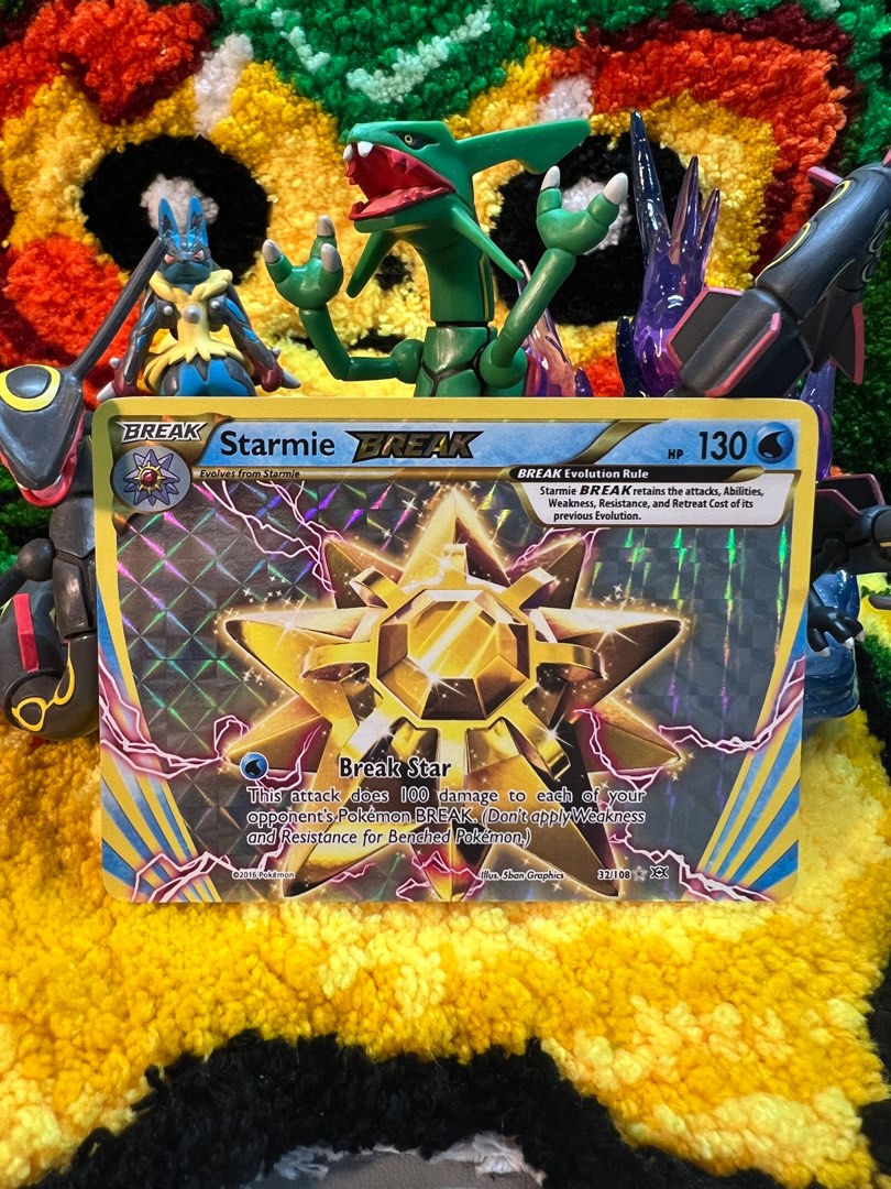 Pokemon TCG Starmie BREAK Card, Hobbies & Toys, Toys & Games on Carousell
