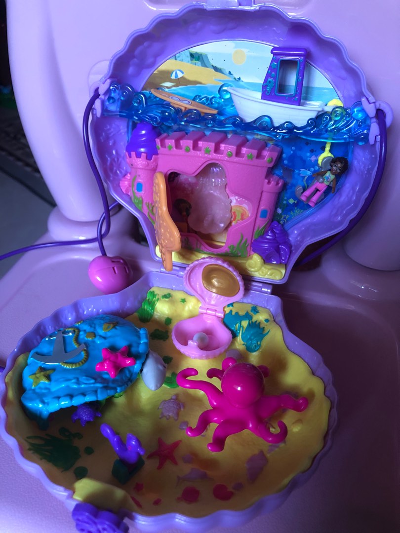 Polly Pocket Seashell Playset, Hobbies & Toys, Toys & Games on Carousell
