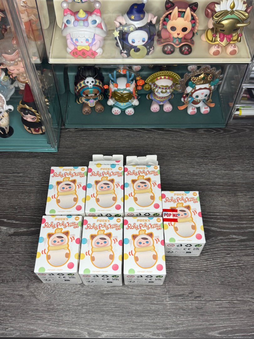 Pop Mart Pucky Rolly Polly Kitty, Hobbies & Toys, Toys & Games on Carousell