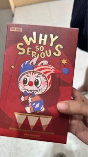 POP MART Why So Serious Vinyl Plush Blind Box Silver Mist Clown ...