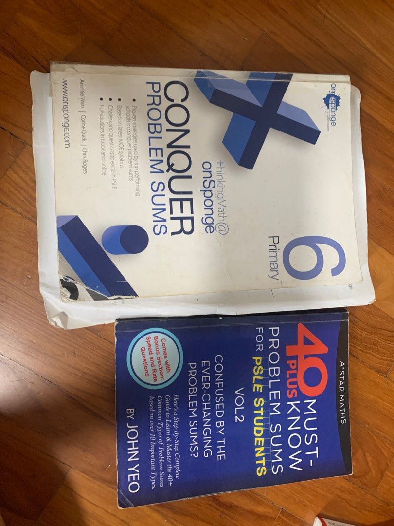Primary 6 Math Books - Conquer Problem Sums & 40 Must-Know, Hobbies ...